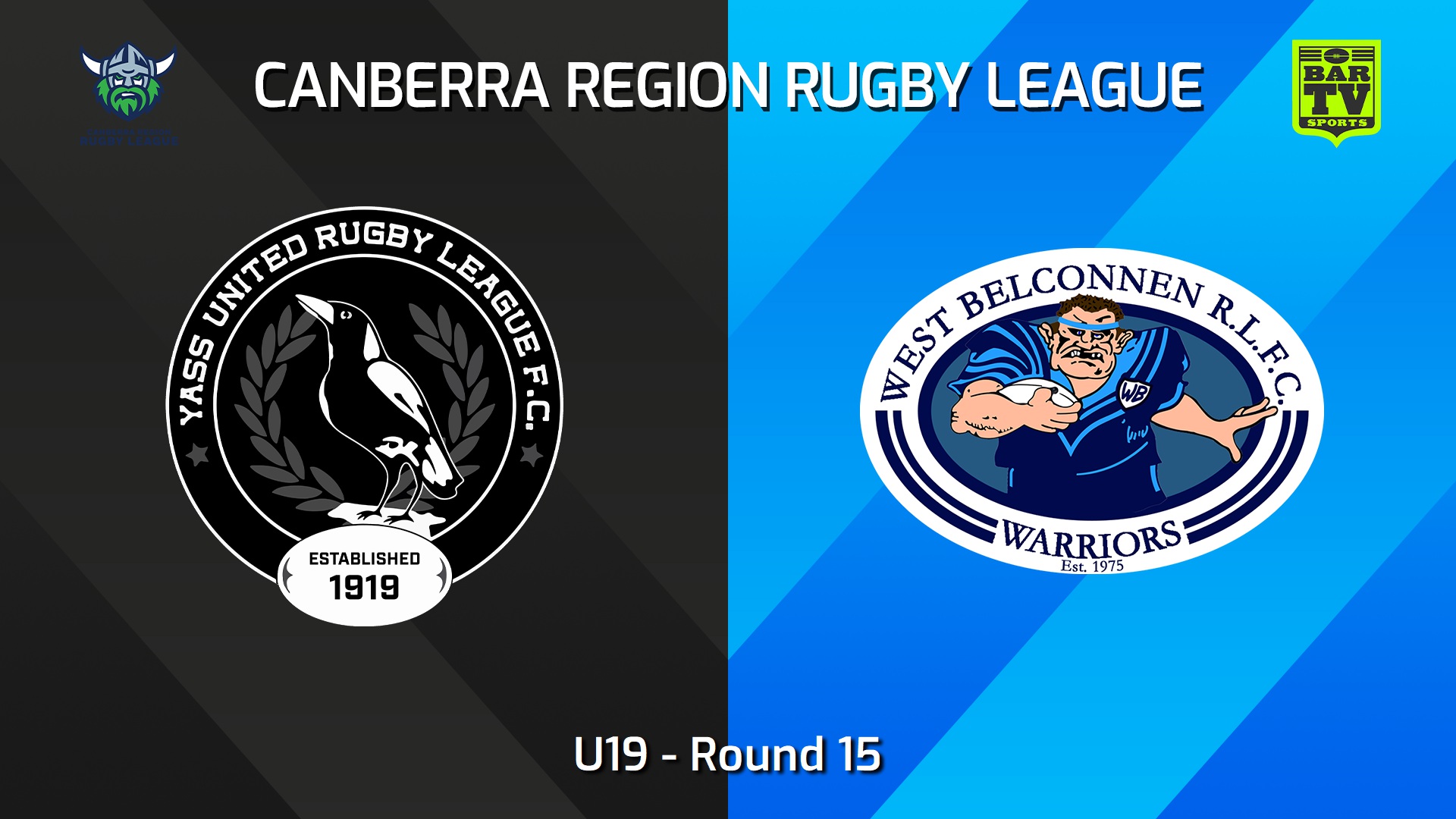 VIDEO: Canberra Round 15 - U19 - Yass Magpies v West Belconnen Warriors