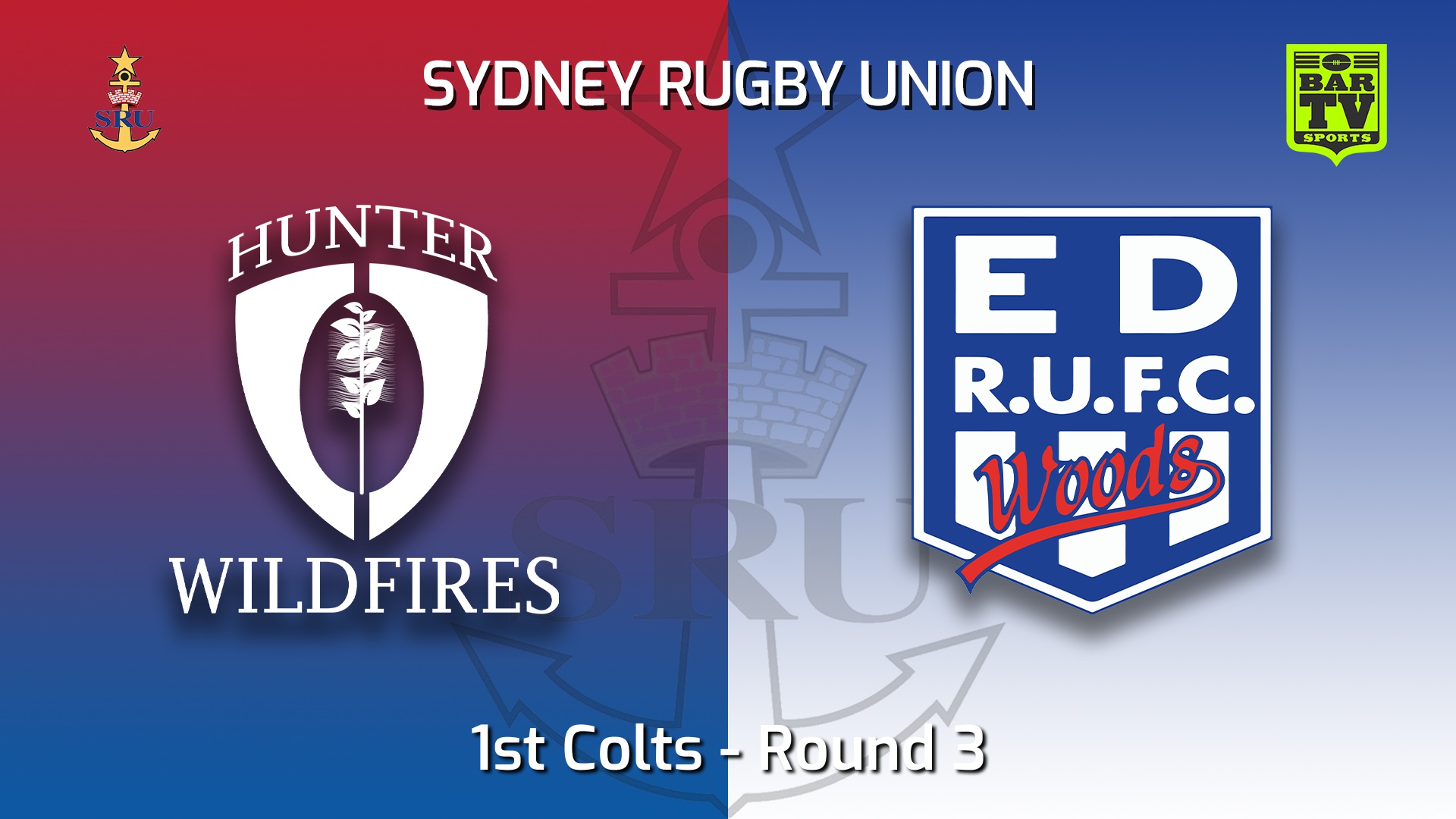 VIDEO: Sydney Rugby Union Round 3 - 1st Colts - Hunter Wildfires v Eastwood