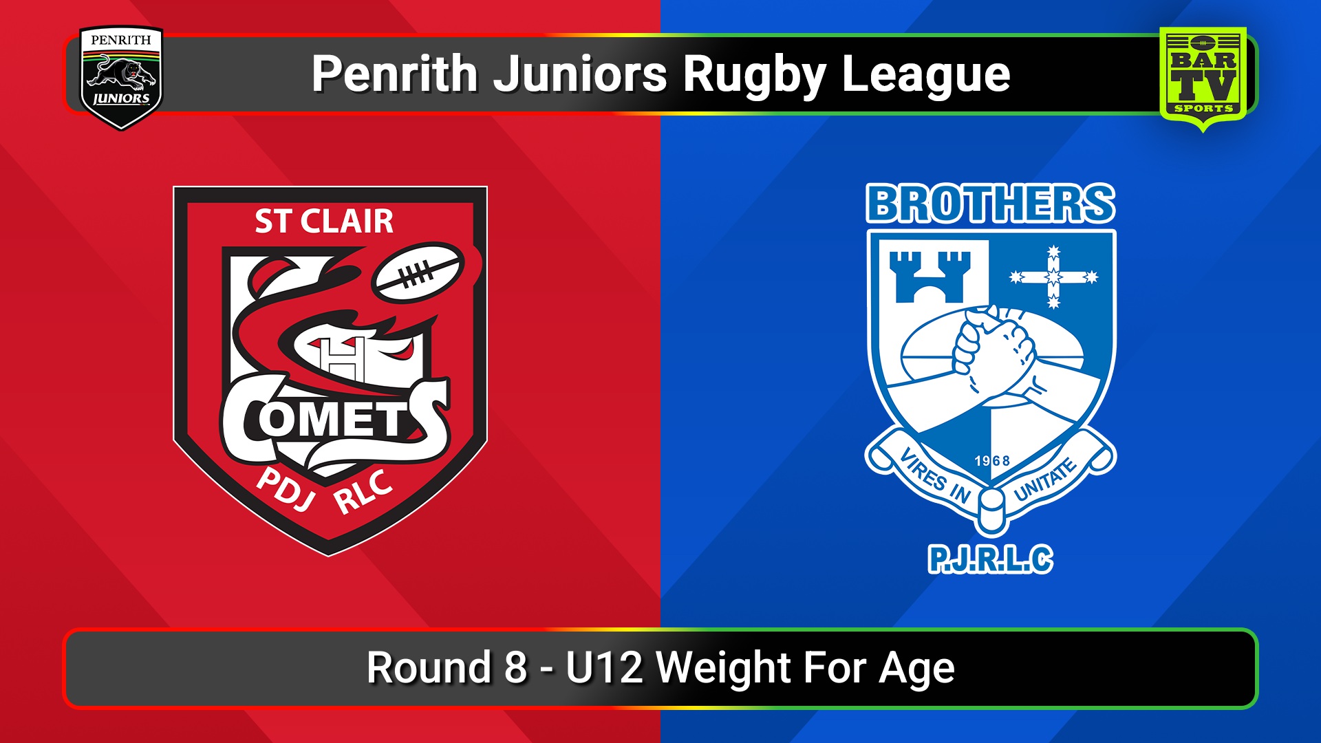 VIDEO: Penrith & District Junior Rugby League Round 8 - U12 Weight For ...