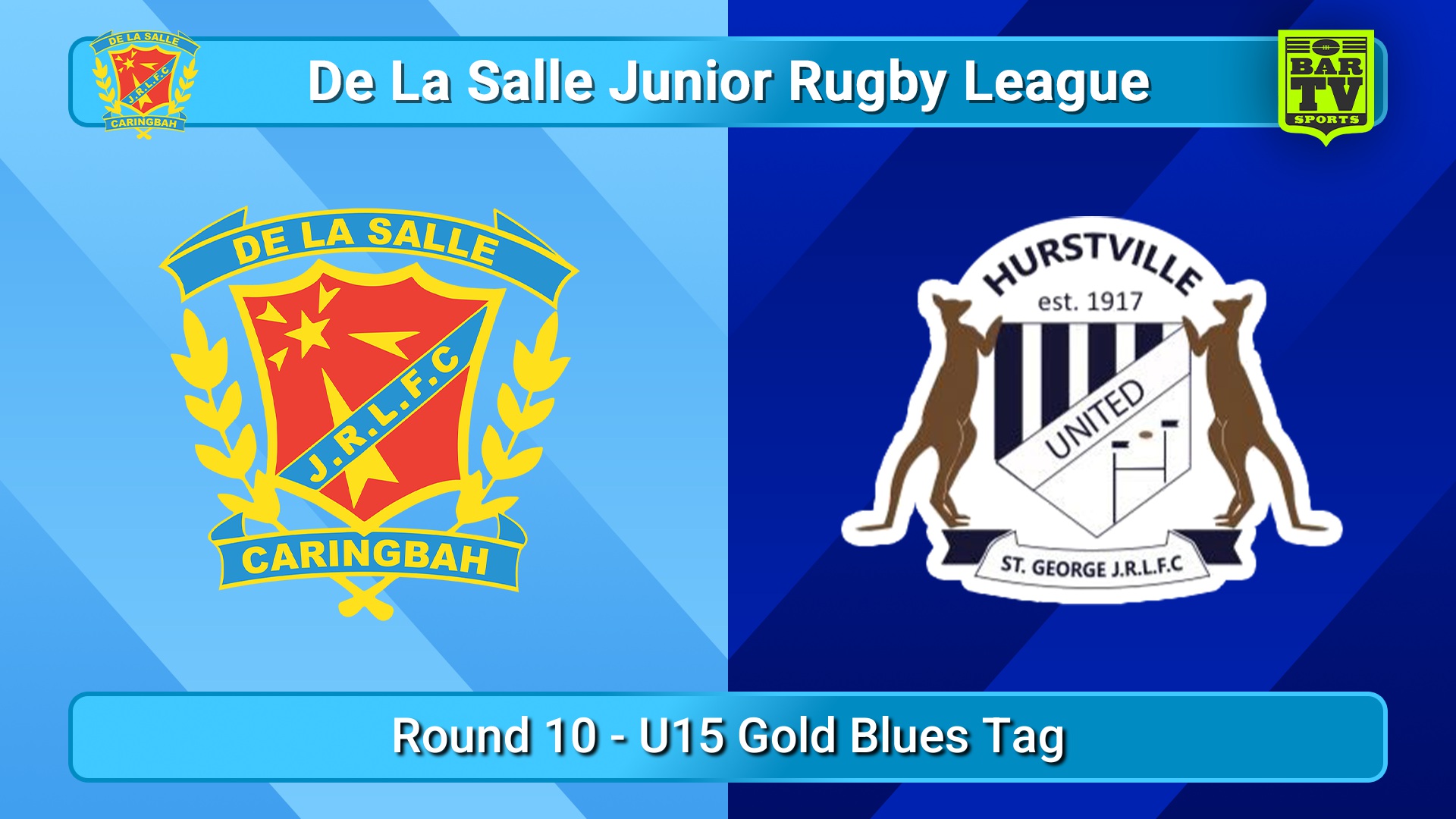 VIDEO: De La Salle Round 10 - U15 Gold Blues Tag - De La Salle v Hurstville United