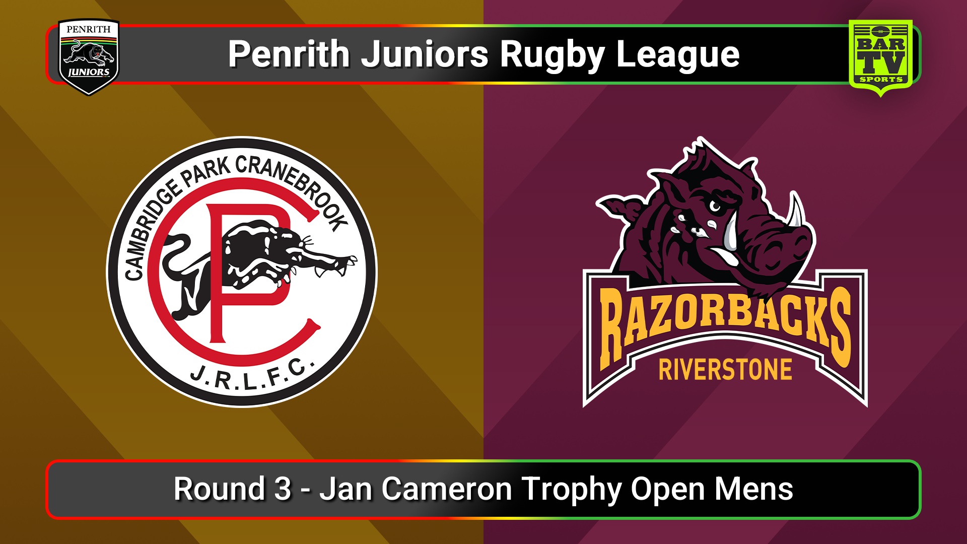VIDEO: Penrith & District Junior Rugby League Round 12 - Jan Cameron ...