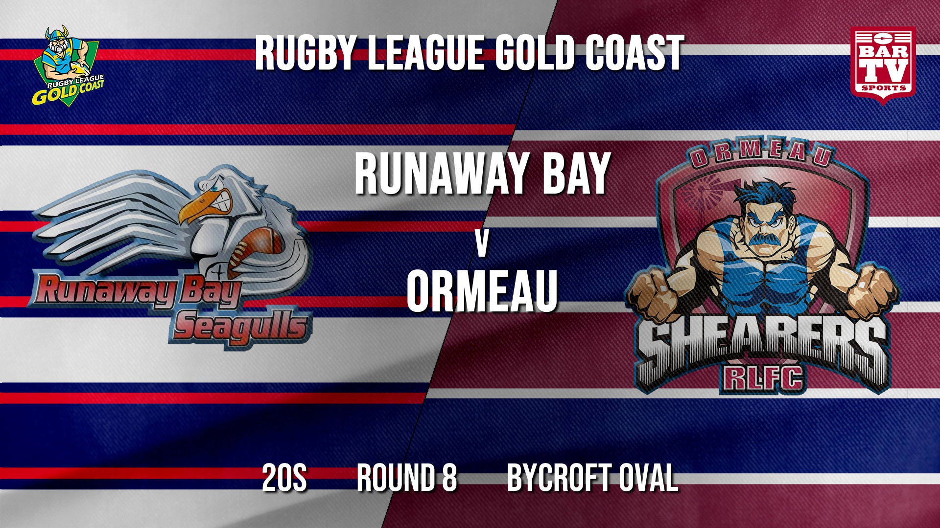 Gold Coast Round 4 - 20s - Runaway Bay Seagulls v Ormeau Shearers live ...