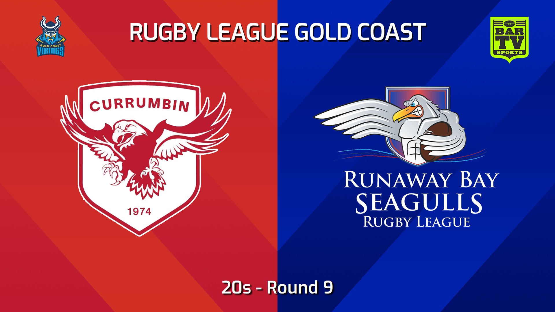 VIDEO: Gold Coast Round 9 - 20s - Currumbin Eagles v Runaway Bay Seagulls