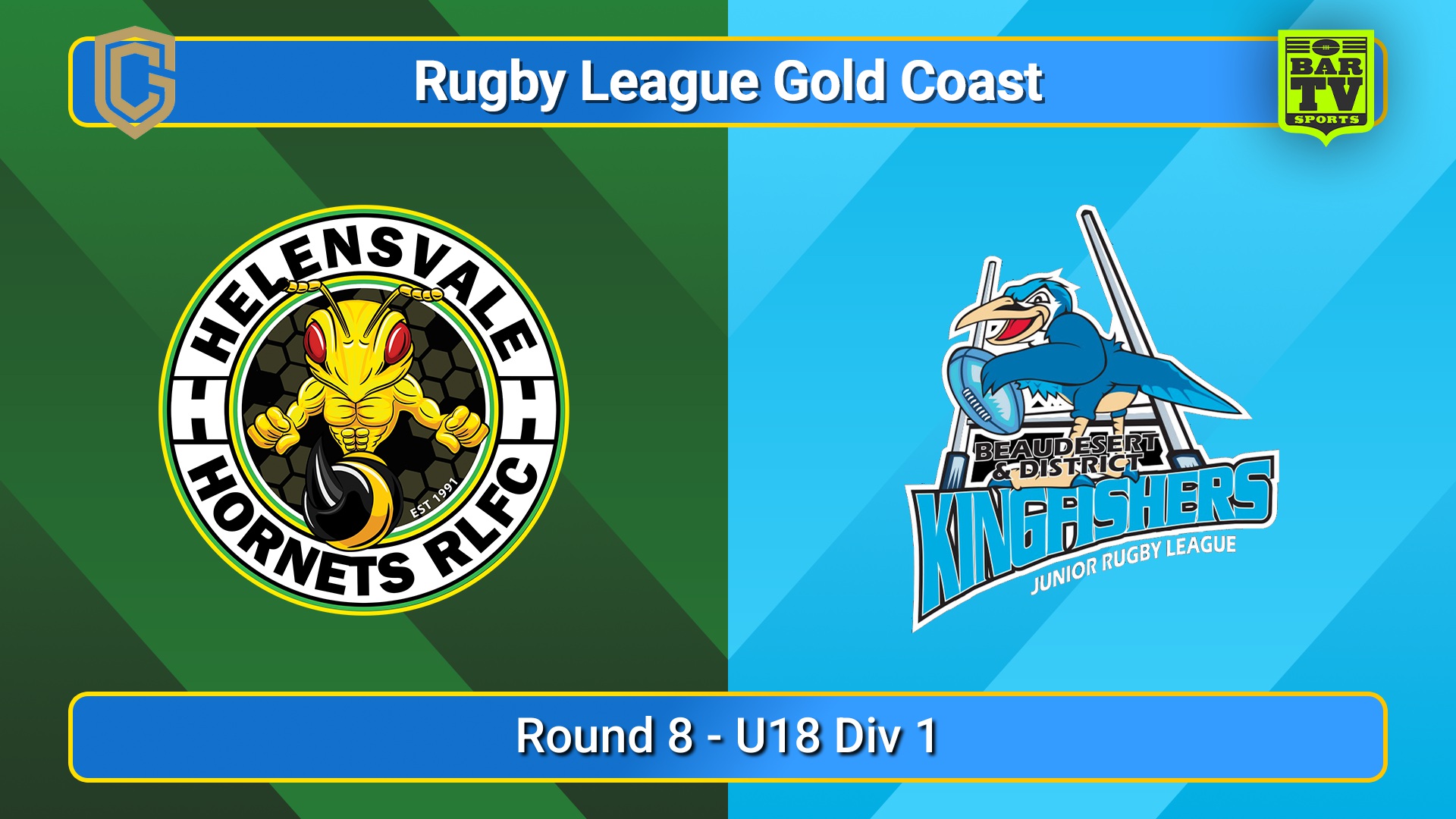 VIDEO: Gold Coast Round 8 - U18 Div 1 - Helensvale Hornets v Beaudesert Kingfishers
