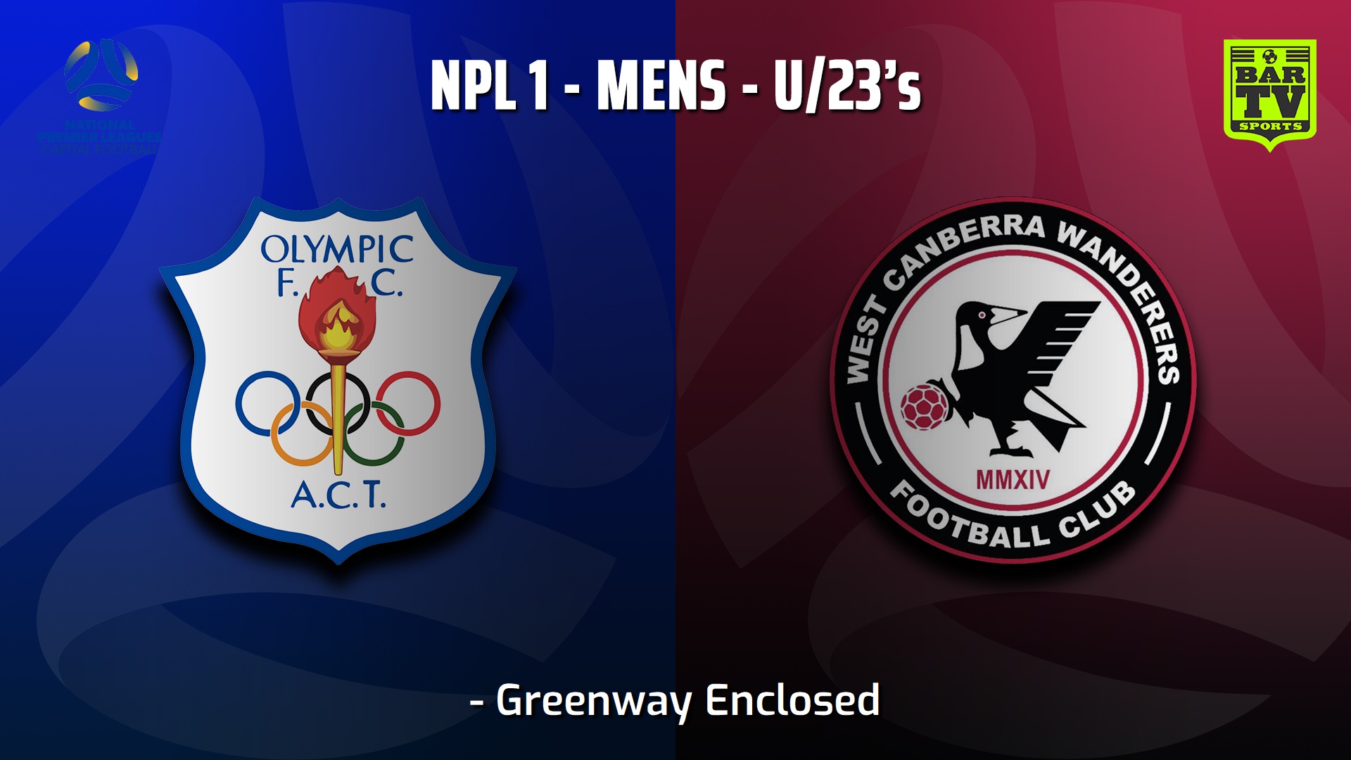 VIDEO: Capital NPL U23 Canberra Olympic U23 v West Canberra Wanderers U23s