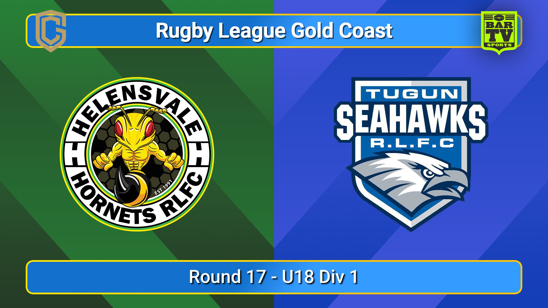 VIDEO: Gold Coast Round 17 - U18 Div 1 - Helensvale Hornets v Tugun Seahawks