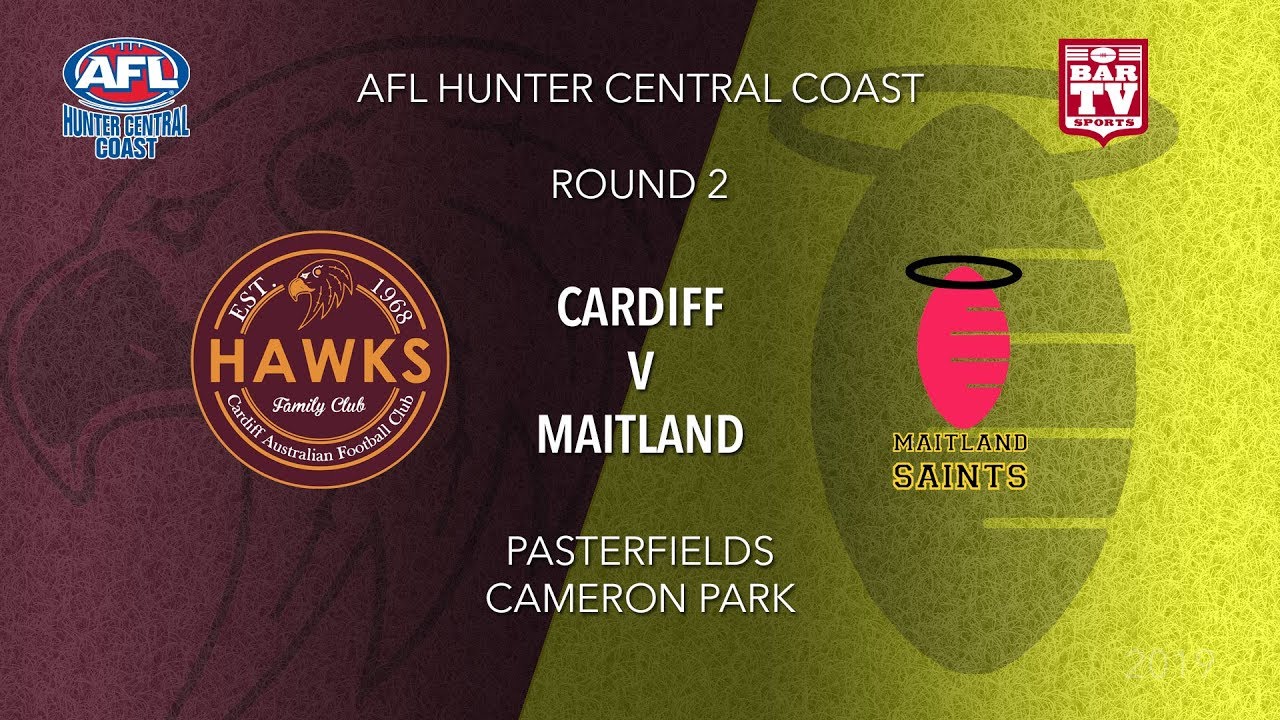 VIDEO: AFL HCC Round 2 - Cardiff Hawks v Maitland Saints