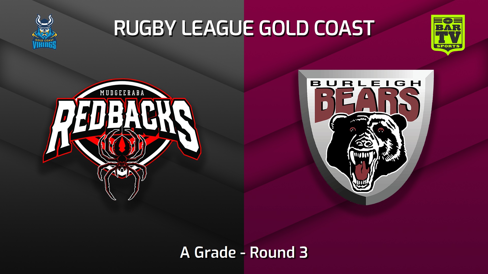VIDEO: Gold Coast Round 3 - A Grade - Mudgeeraba Redbacks v Burleigh Bears
