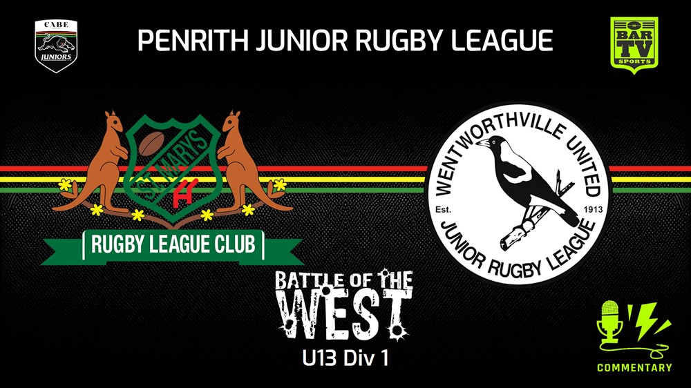 VIDEO: Penrith & District Junior Rugby League Battle Of The West - U13 ... VIDEO: Penrith & District Junior Rugby League Battle Of The West - U13 ...