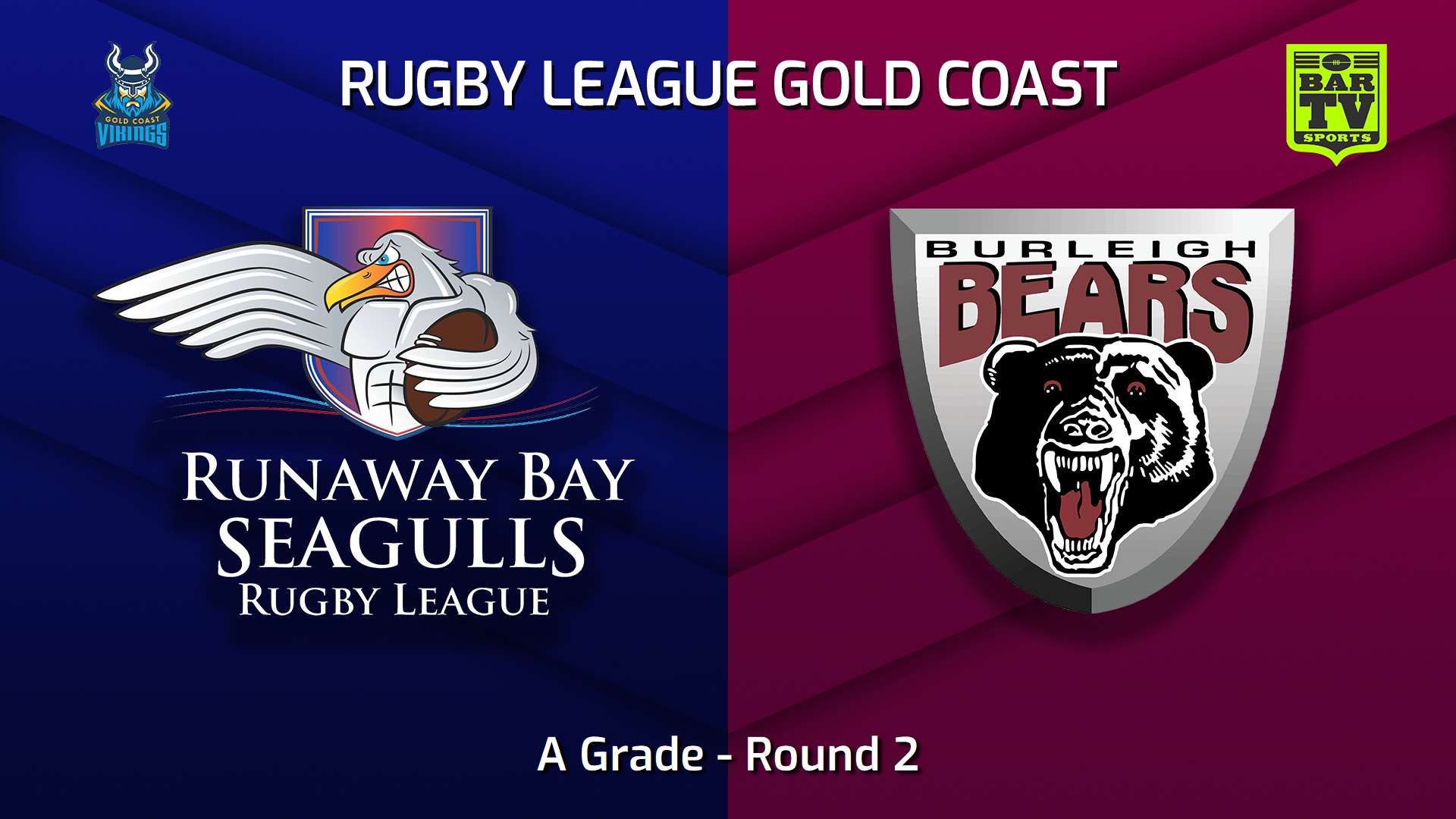 VIDEO: Gold Coast Round 2 - A Grade - Runaway Bay Seagulls v Burleigh Bears