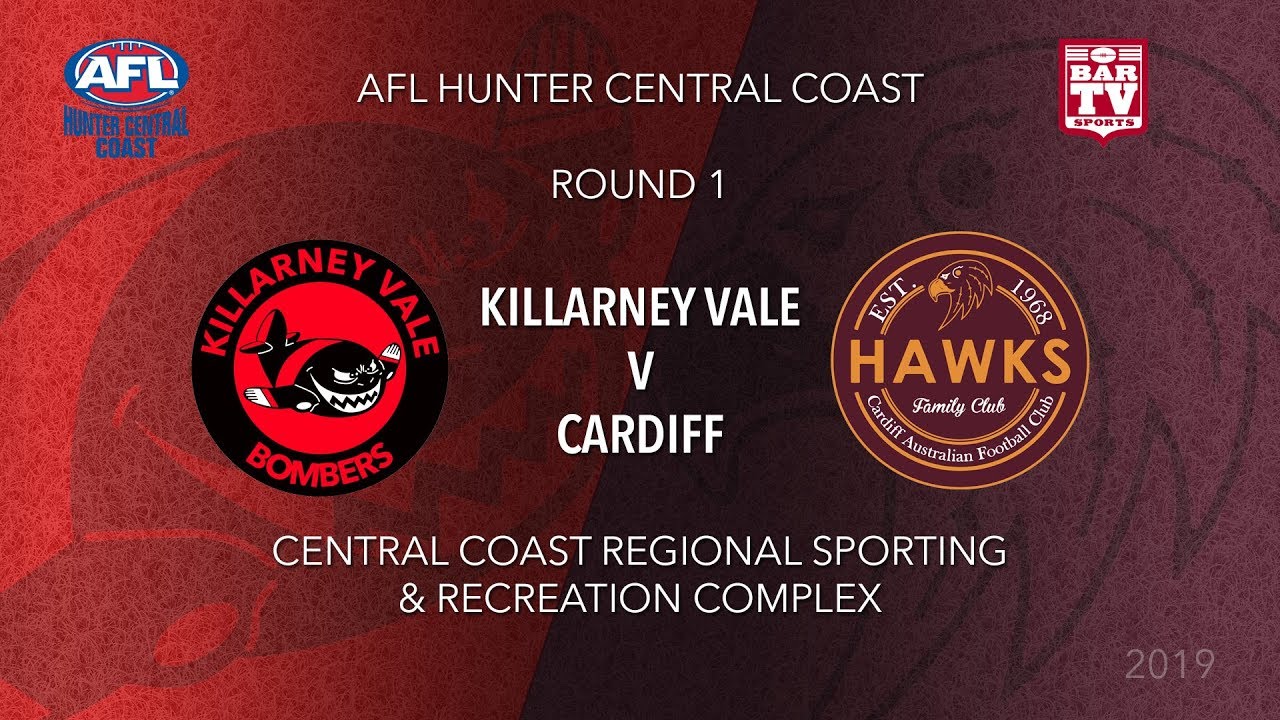 VIDEO: AFL HCC Round 1 - Killarney Vale Bombers v Cardiff Hawks