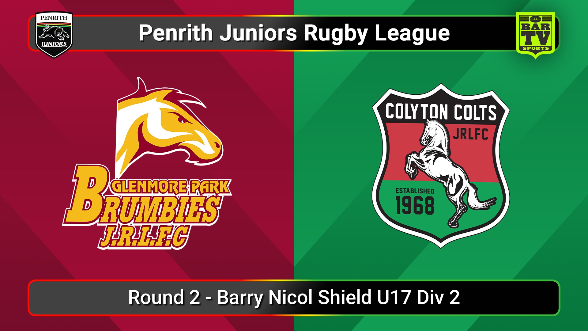 Penrith & District Junior Rugby League Round 2 - Barry Nicol Shield U17 ...