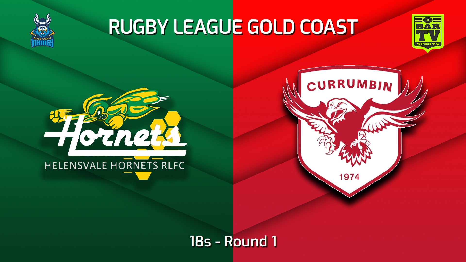 BUY GAME: Gold Coast Round 1 - 18s - Helensvale Hornets v Currumbin Eagles