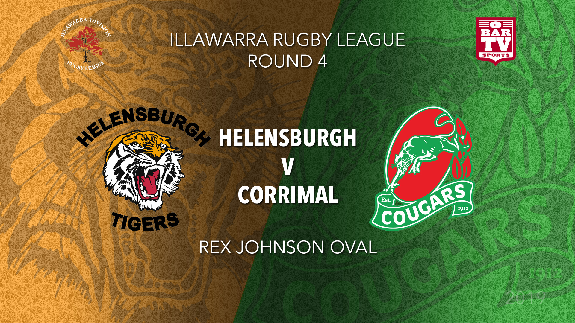 VIDEO: IRL Round 4 - 1st Grade - Helensburgh Tigers v Corrimal Cougars RLFC