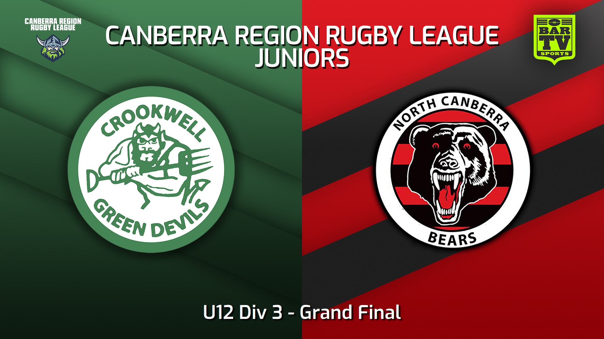 VIDEO: 2023 Canberra Region Rugby League Juniors Grand Final - U12 Div ...