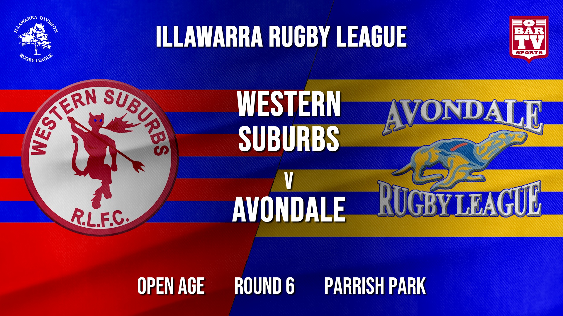 VIDEO: IRL Round 6 - Open Age - Western Suburbs Devils v Avondale RLFC