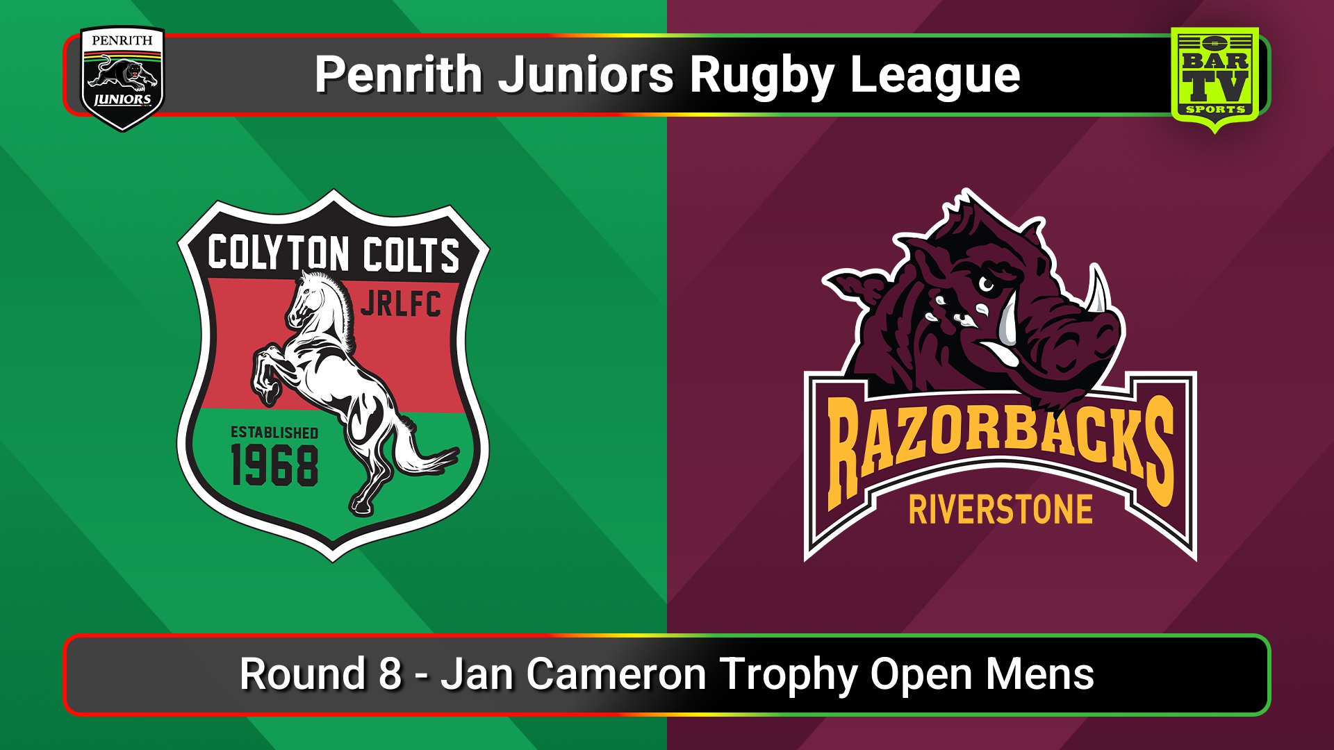Watch Penrith & District Junior Rugby League LIVE on BarTV Sports!