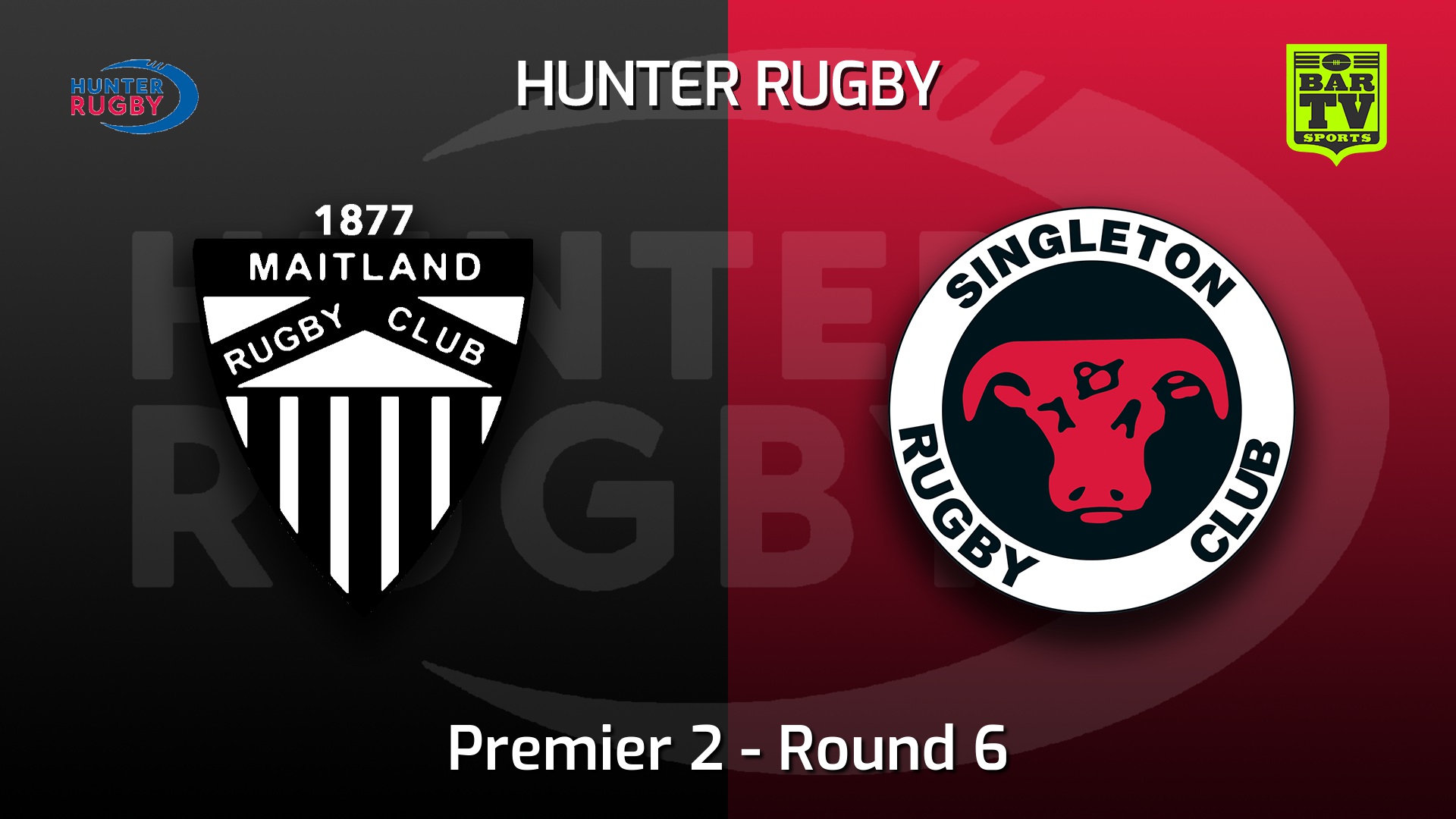 BUY GAME: Hunter Rugby Round 6 - Premier 2 - Maitland v Singleton Bulls