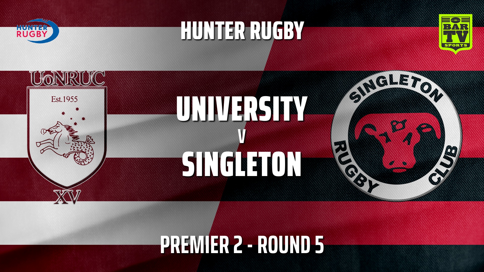VIDEO: HRU Round 5 - Premier 2 - University Of Newcastle v Singleton Bulls