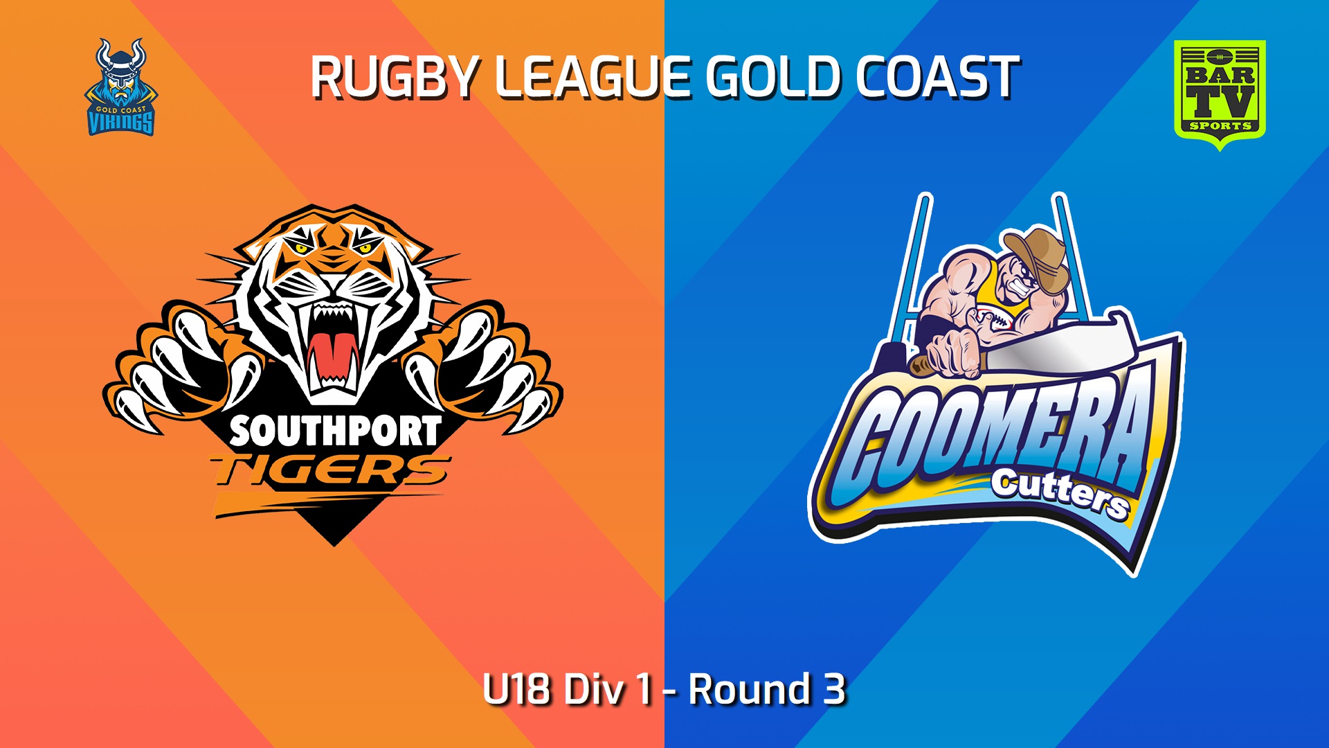 VIDEO: Gold Coast Round 3 - U18 Div 1 - Southport Tigers v Coomera Cutters