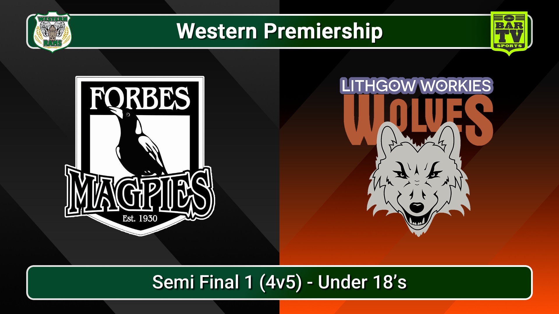 VIDEO: Western Premiership Semi Final 1 (4v5) - Under 18’s - Forbes ...