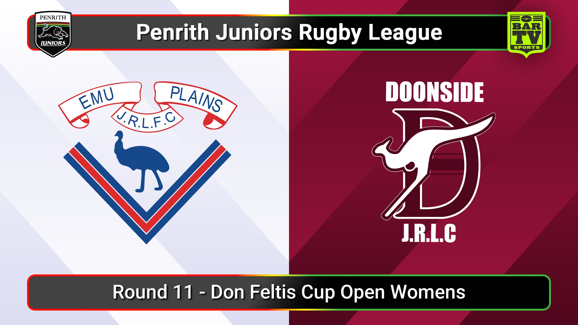 VIDEO: Penrith & District Junior Rugby League Round 11 - Don Feltis Cup ...