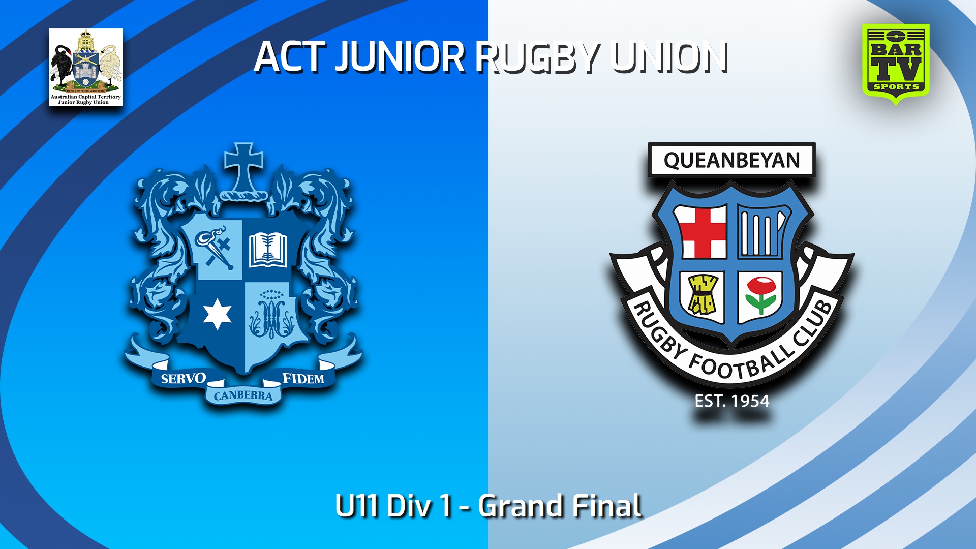 VIDEO: ACT Junior Rugby Union Grand Final - U11 Div 1 - Marist Rugby ...
