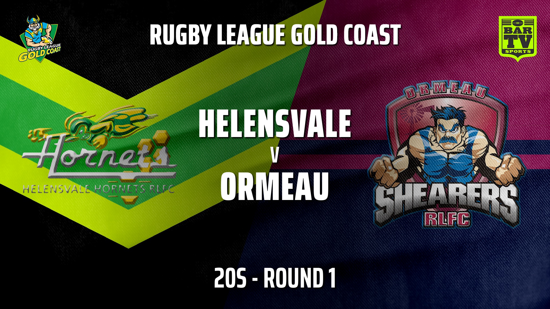 VIDEO: RLGC Round 1 - 20s - Helensvale Hornets v Ormeau Shearers
